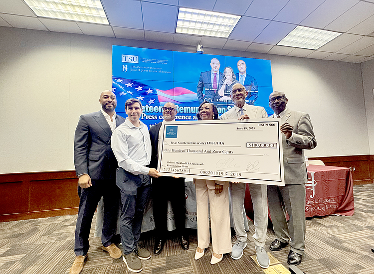Roberts Markland Donates $100K to TSU for Juneteenth Study